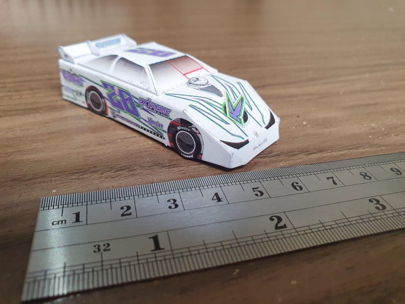 1:64 Dirt Late Model Series (10 Cars Pack) - PDF Papercraft Modes - Etsy