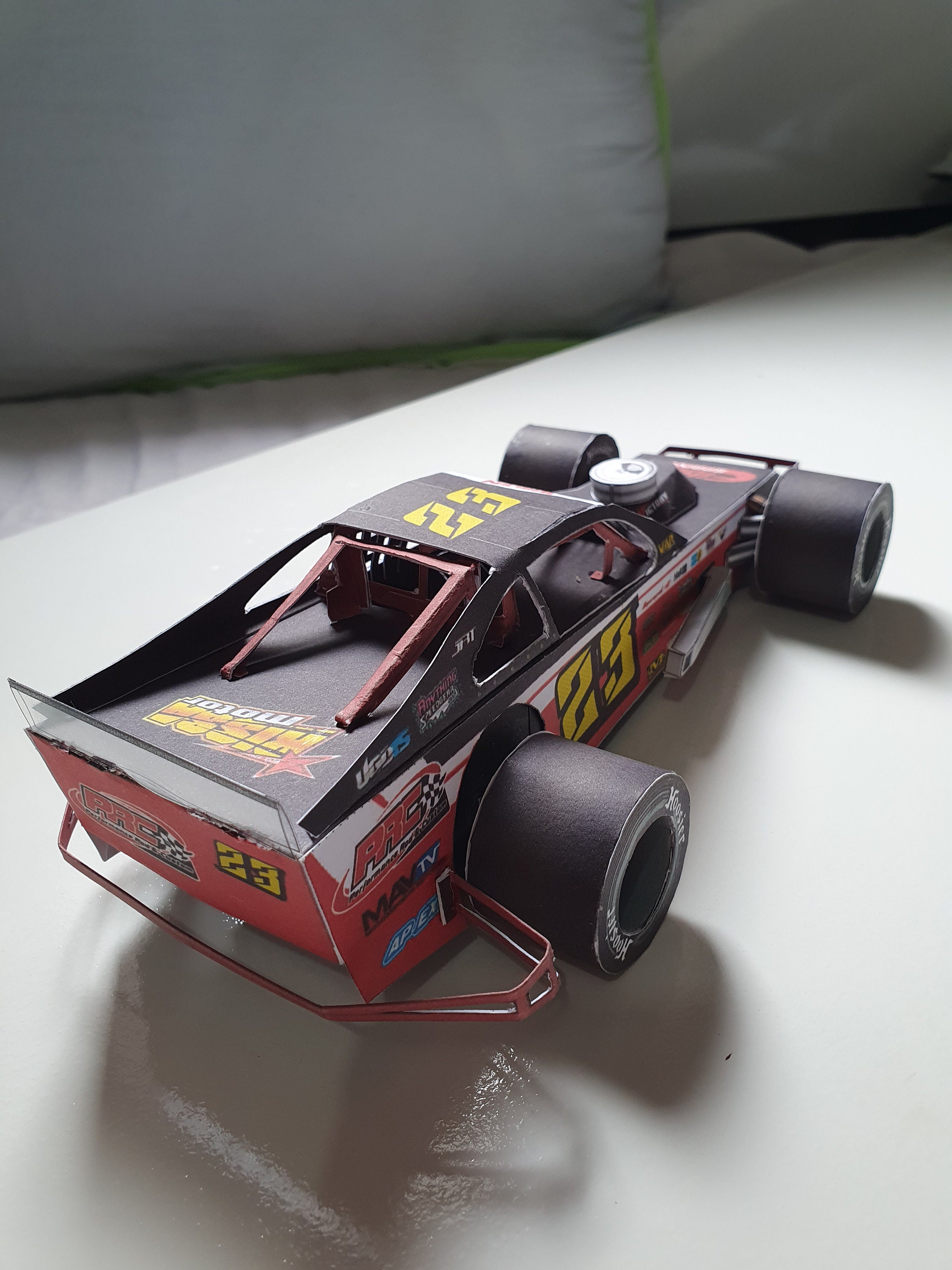 Nascar Whelen Modified Tour Car - PDF Papercraft Model - Etsy