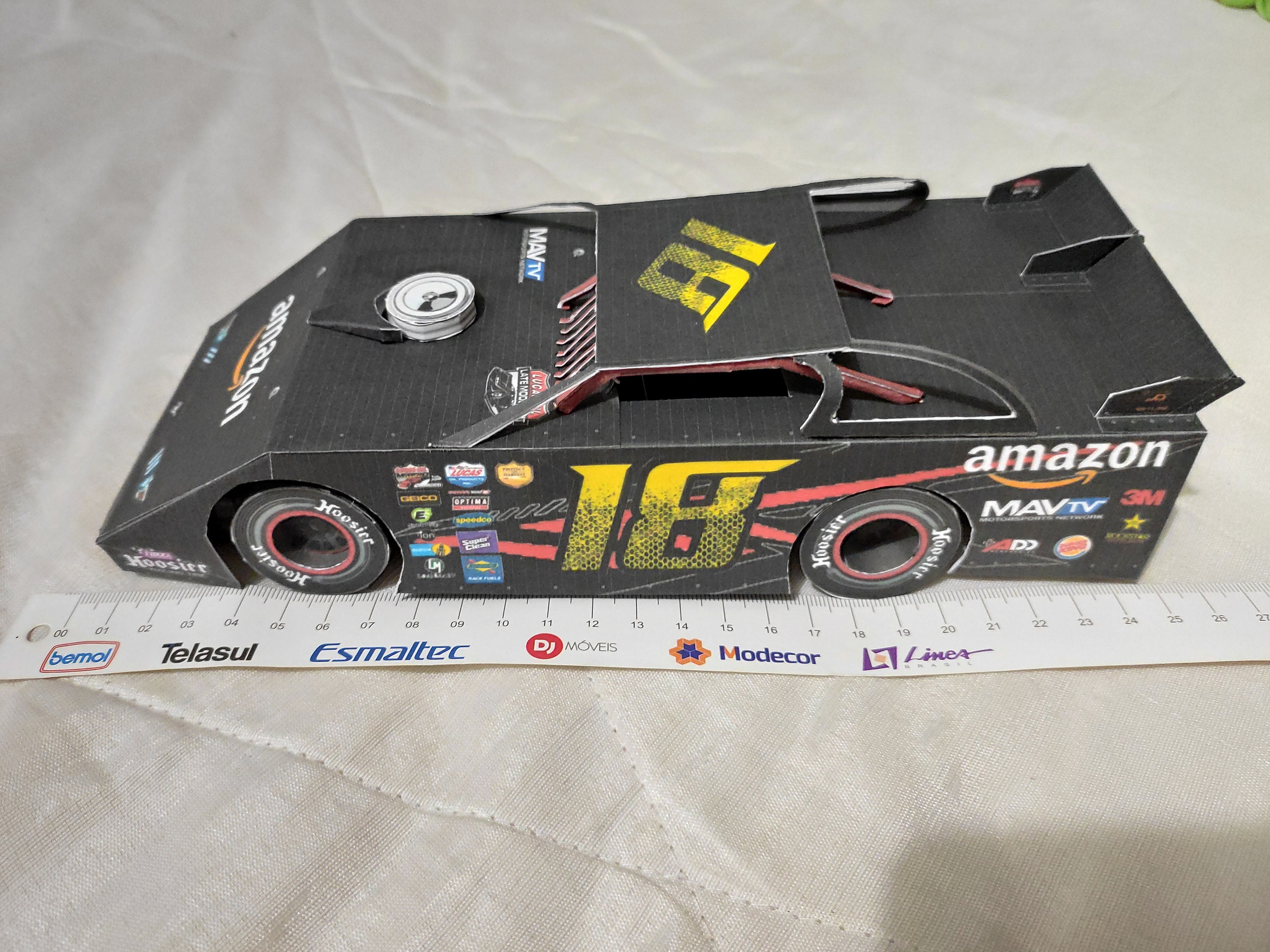 Dirt Late Model Racing Car - PDF Papercraft Model - Etsy