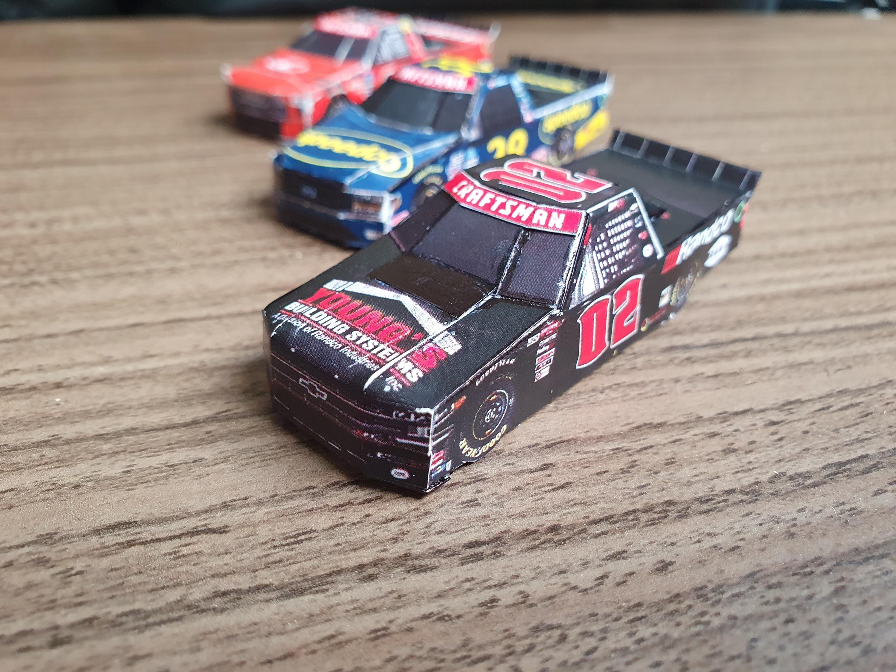 1:64 Nascar Truck Series - PDF Papercraft Model - Etsy