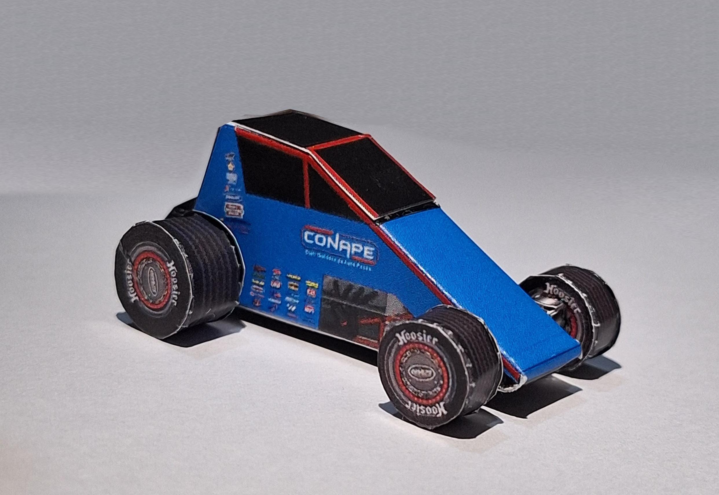 1:64 Dirt Sprint Car - PDF Papercraft model - Etsy