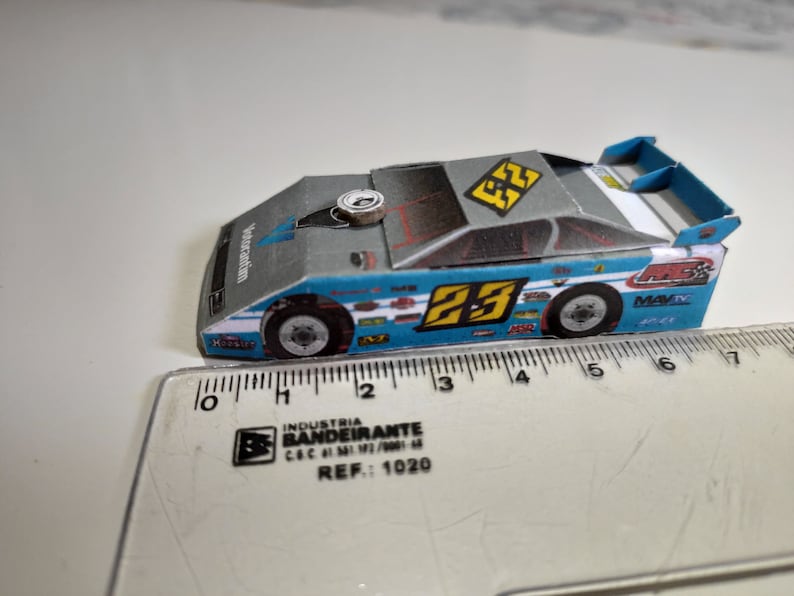 1:64 Dirt Late Model Series - PDF Papercraft Model - Etsy