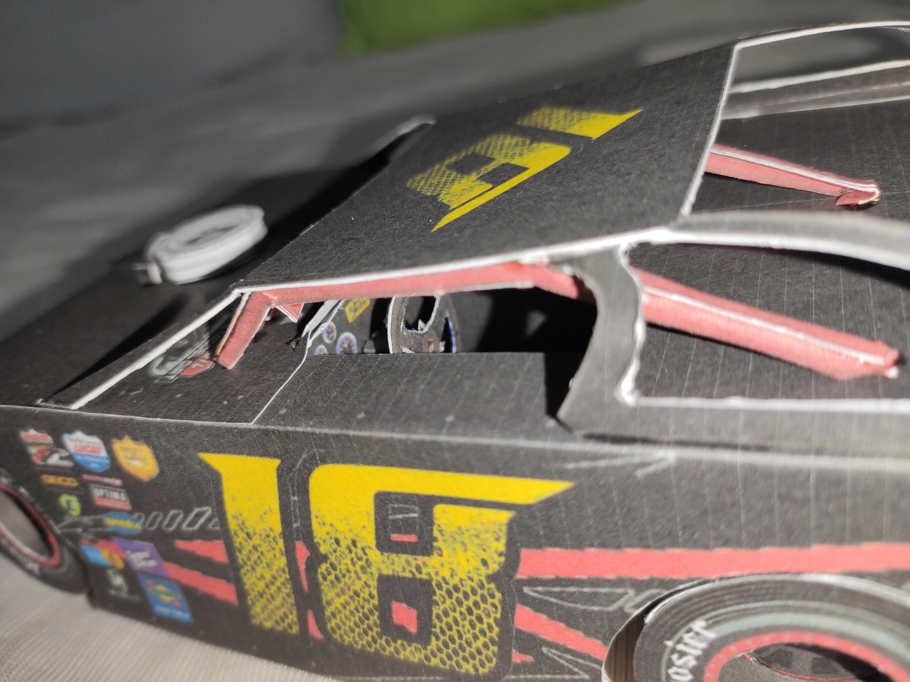 Dirt Late Model Racing Car - PDF Papercraft Model - Etsy