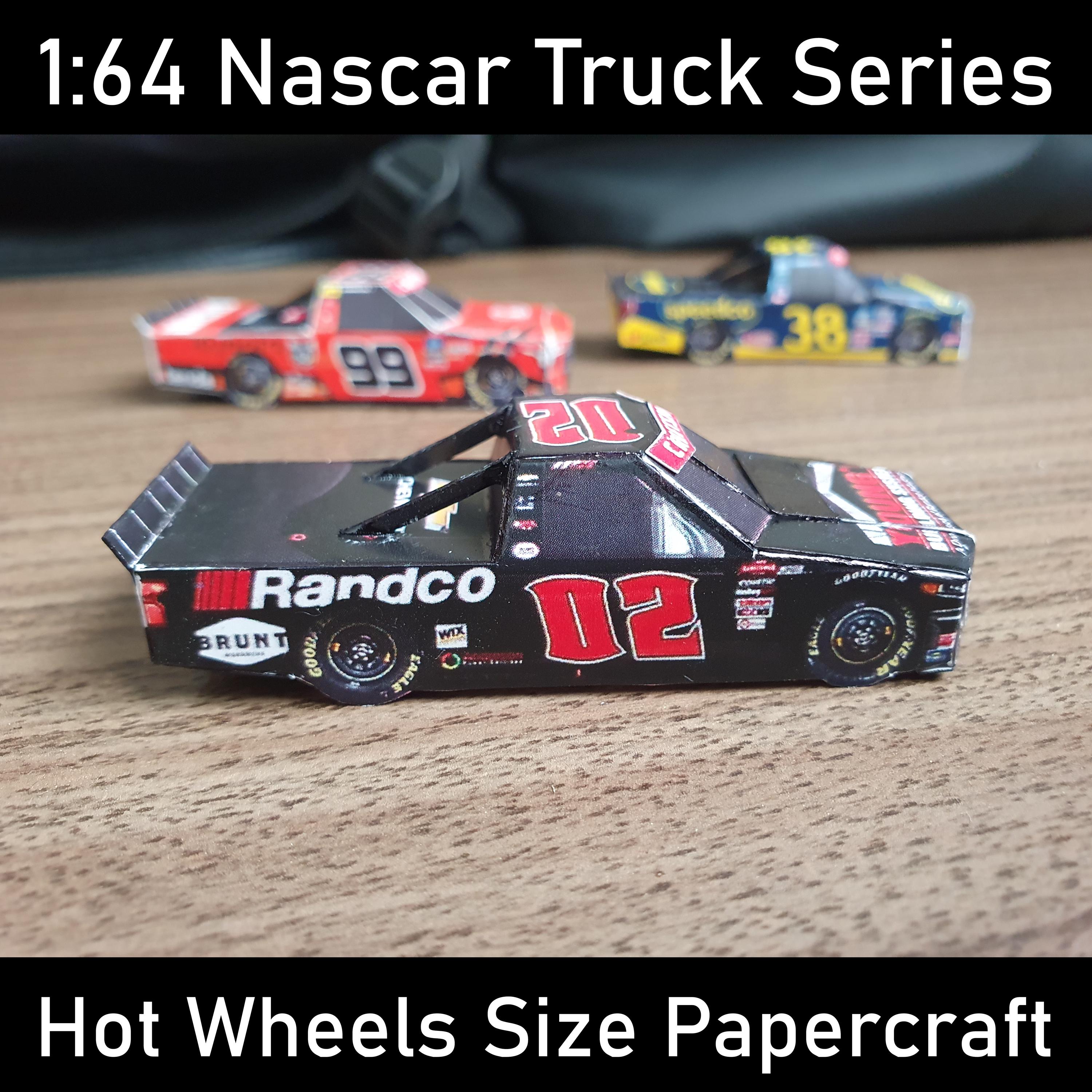 1:64 Nascar Truck Series - PDF Papercraft Model - Etsy