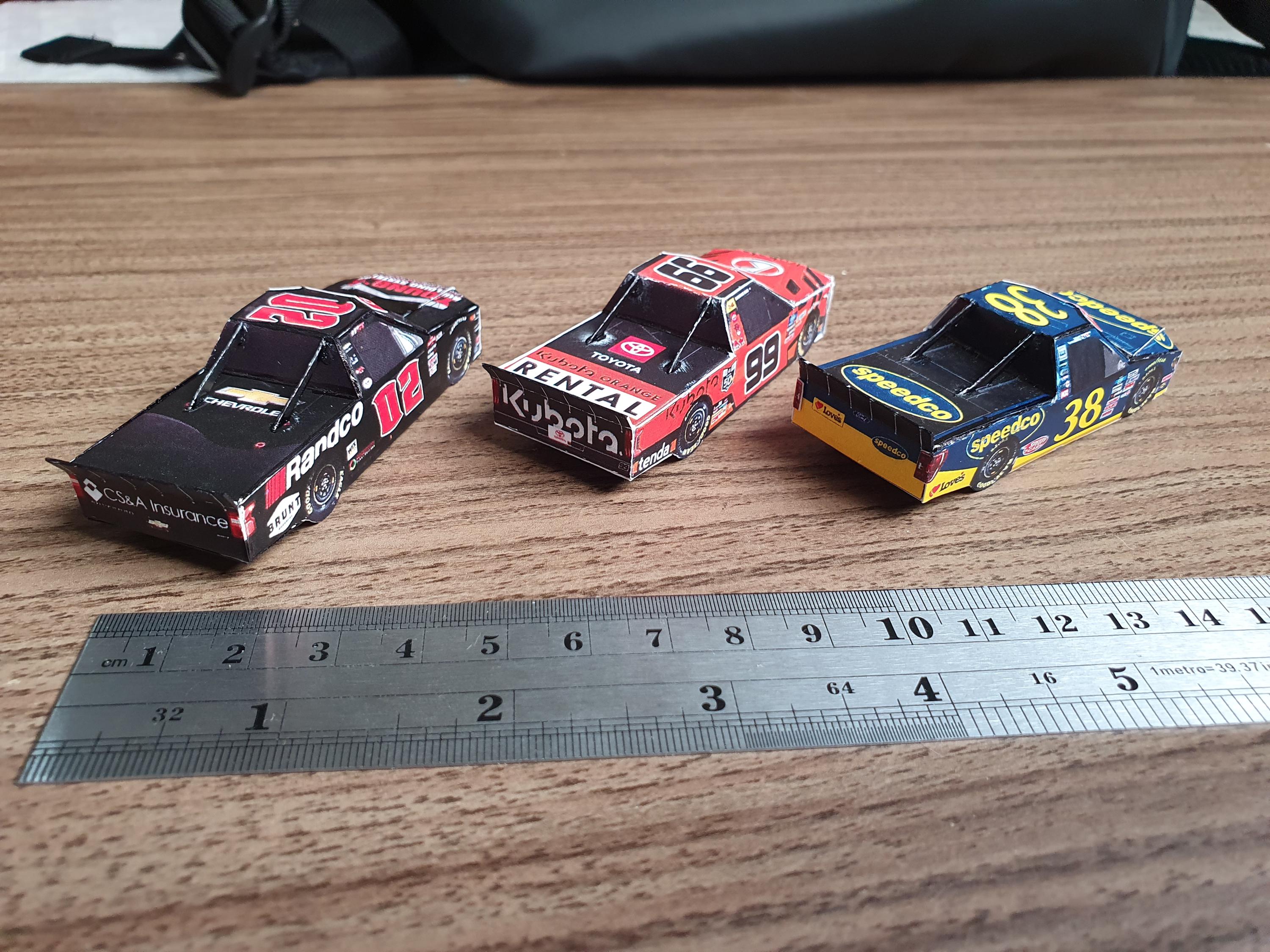 1:64 Nascar Truck Series - PDF Papercraft Model - Etsy