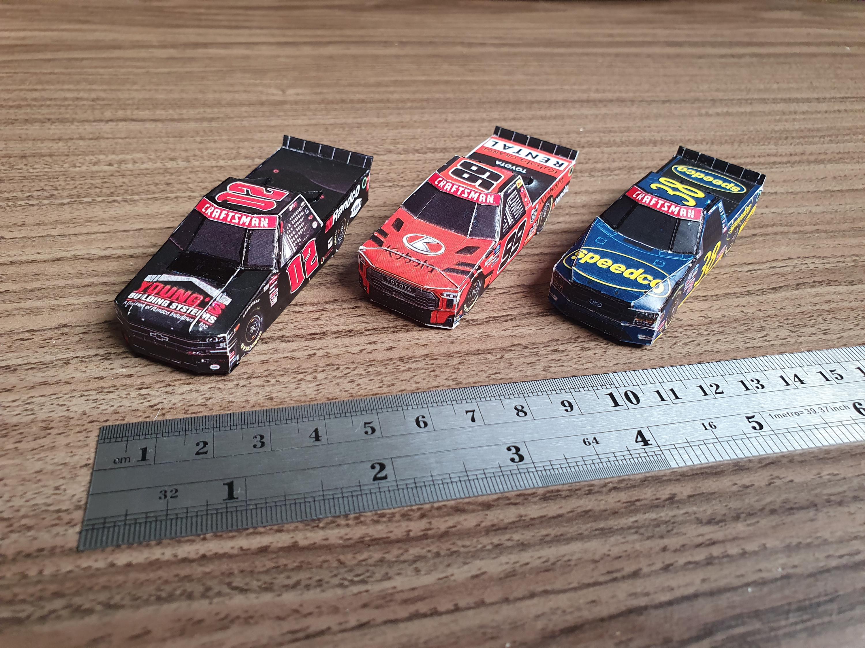 1:64 Nascar Truck Series - PDF Papercraft Model - Etsy