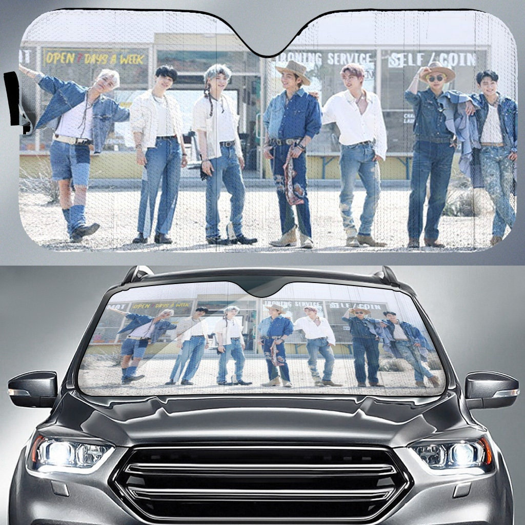 BTS Car Sun Shade, BTS Band, Bangtan Boys, Butter BTS, Gift For Army ...