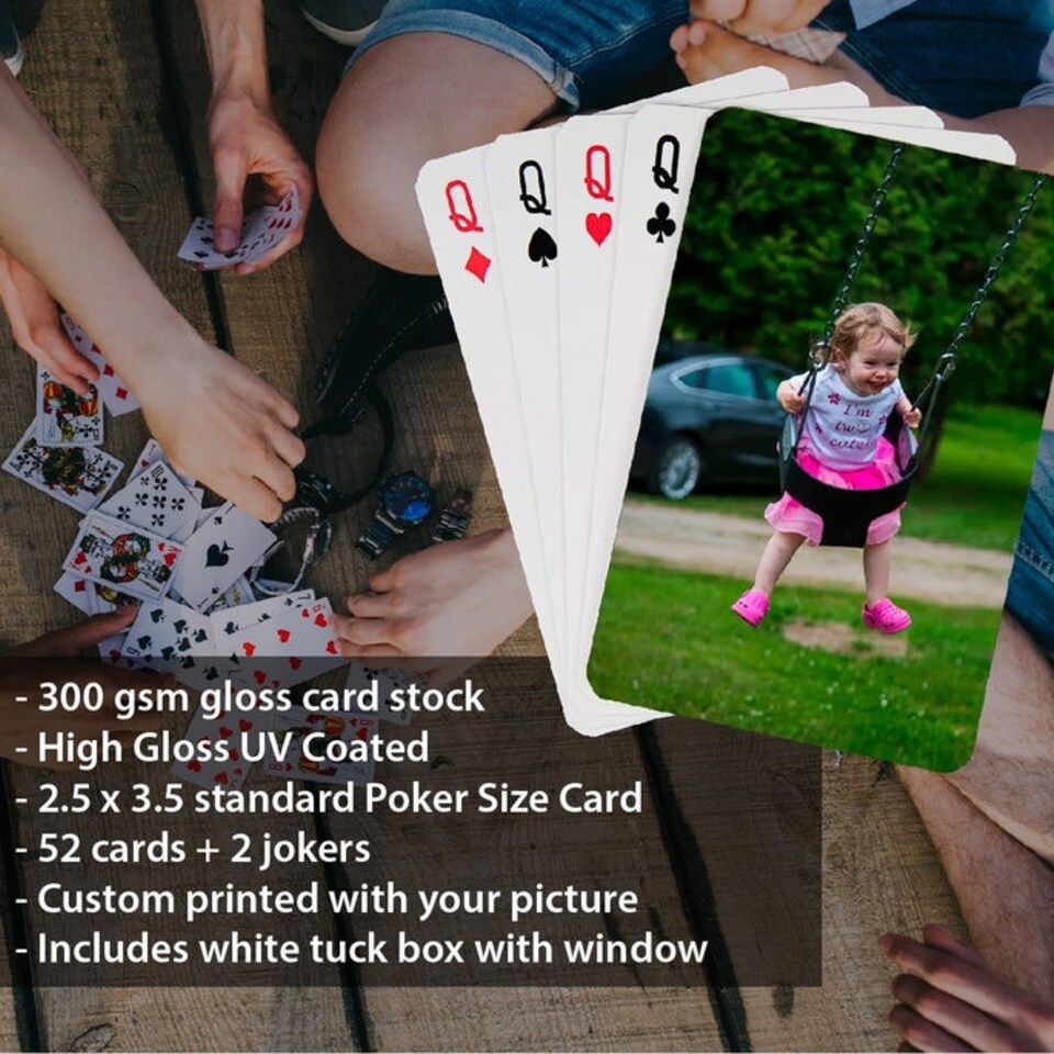 Custom Playing Cards Decks Personalized Love Wreath Favors | Flower ...