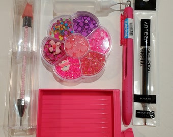 Pink Rhinestone Pens - Etsy