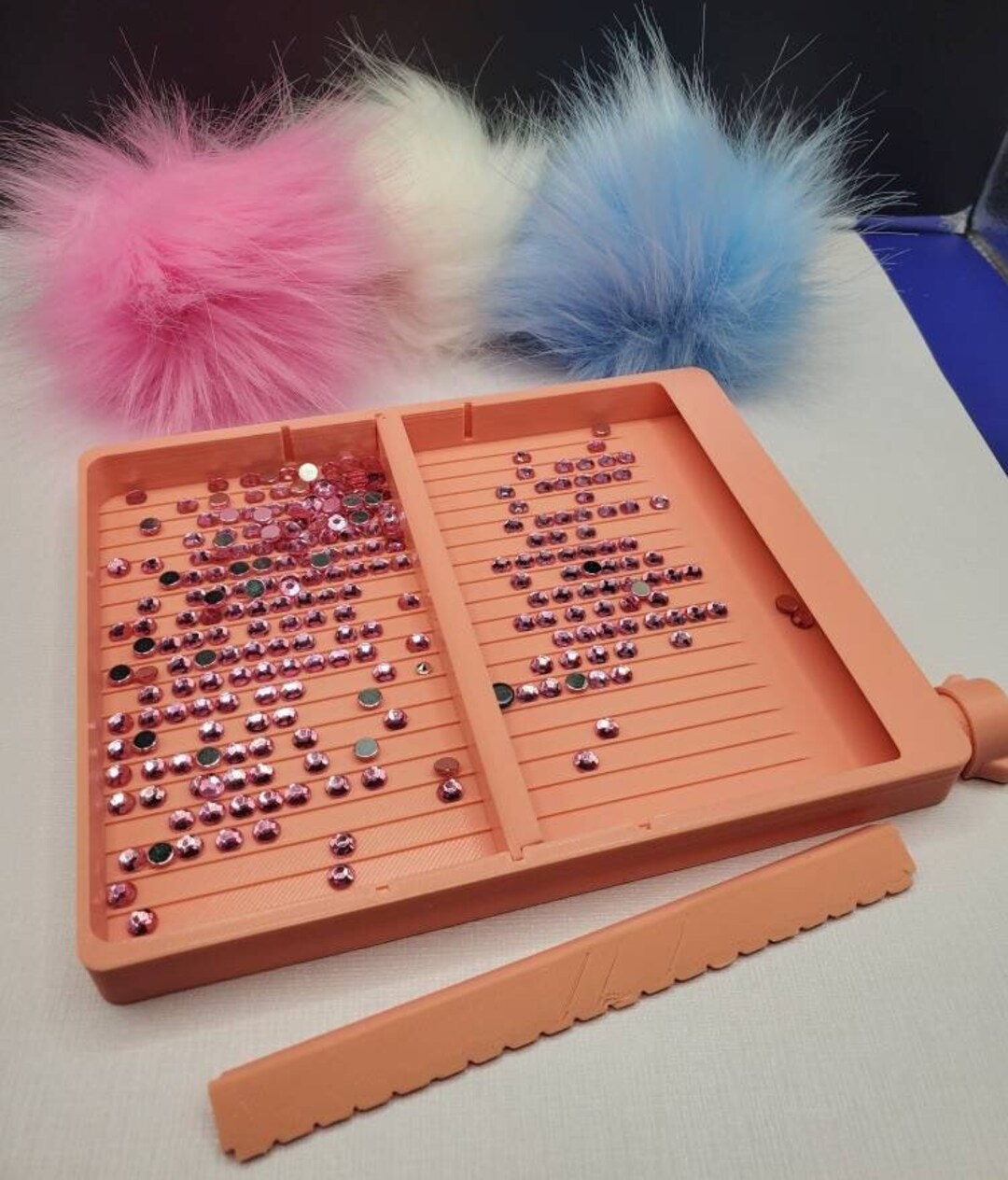 SS20 Rhinestone Tray With Dividers - Etsy