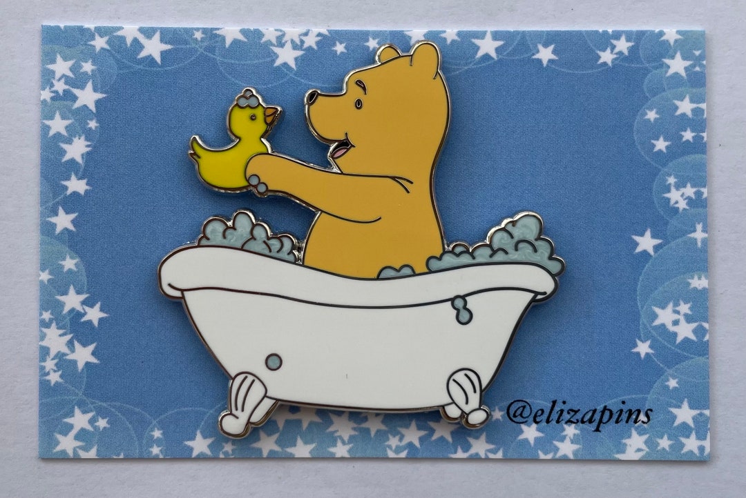 Disney Fantasy Pin Winnie the Pooh Bath Tub - Etsy