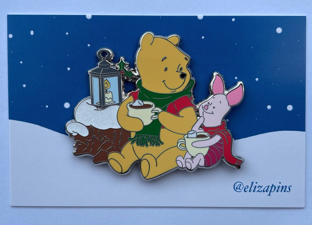 Disney Winnie the Pooh and Piglet Christmas Fantasy Pin - Etsy