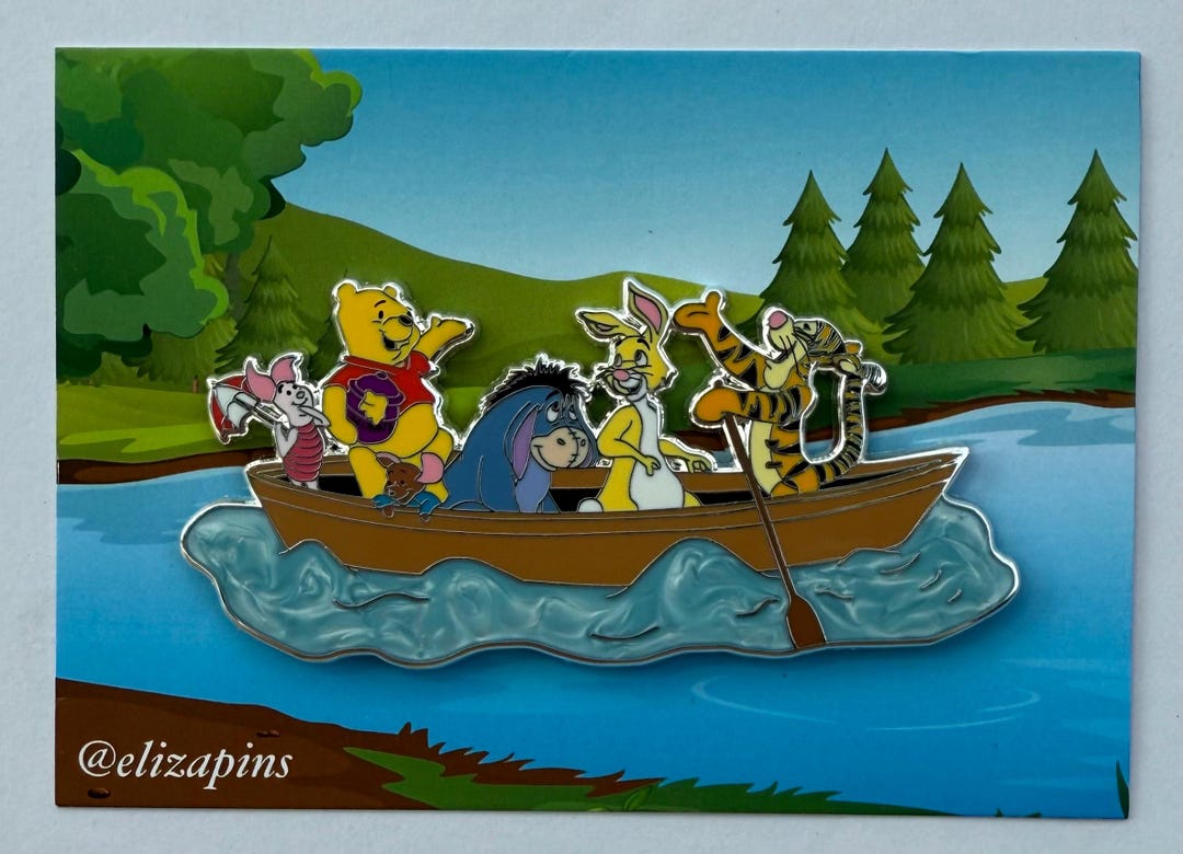 Disney Fantasy Pin Winnie the Pooh Boat Group GRADE B - Etsy