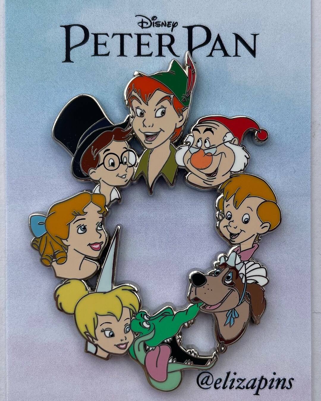 Disney Peter Pan Wreath Fantasy Pin - Etsy