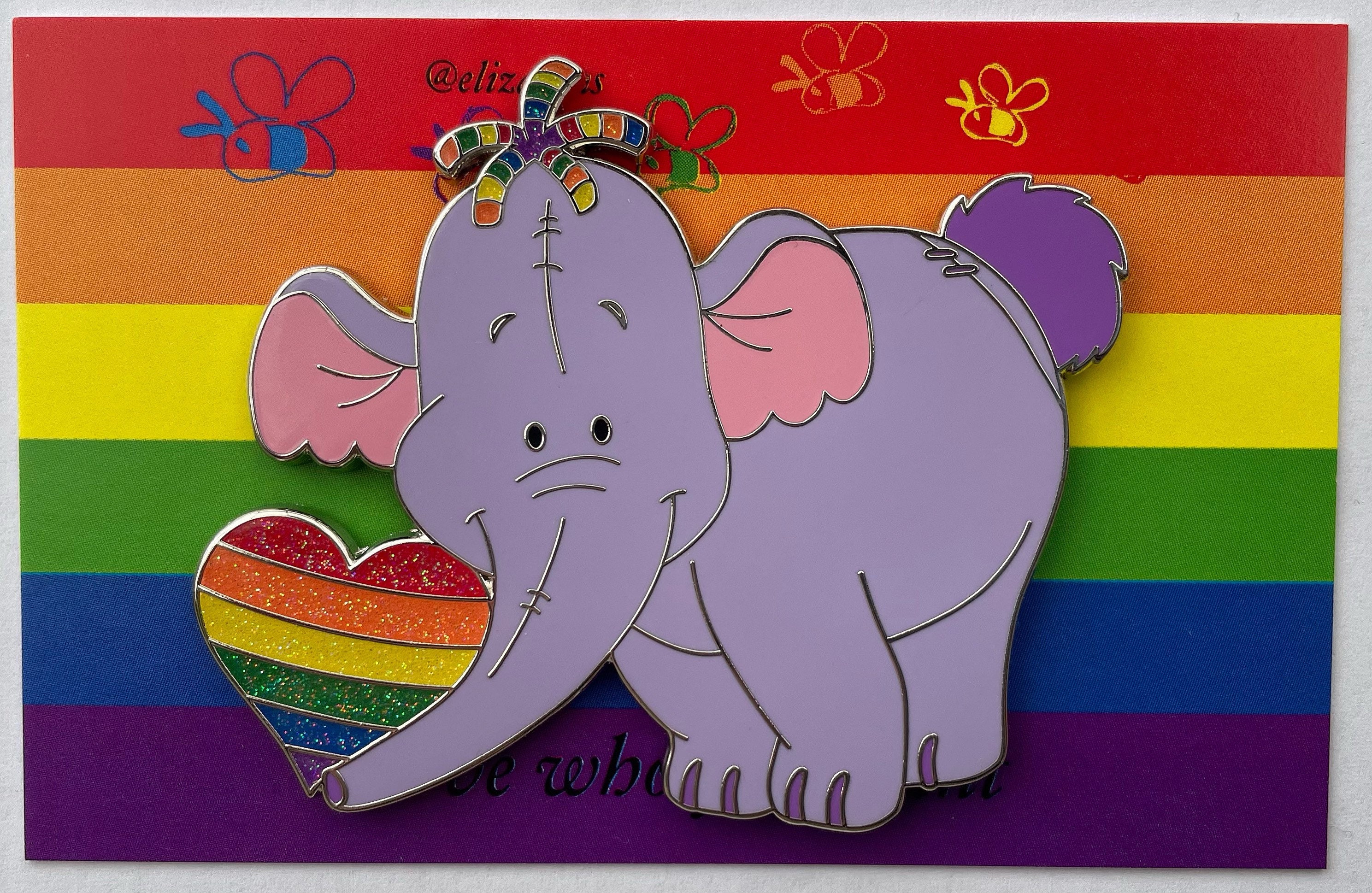 Disney Winnie the Pooh Heffalump Pride Fantasy Pin - Etsy