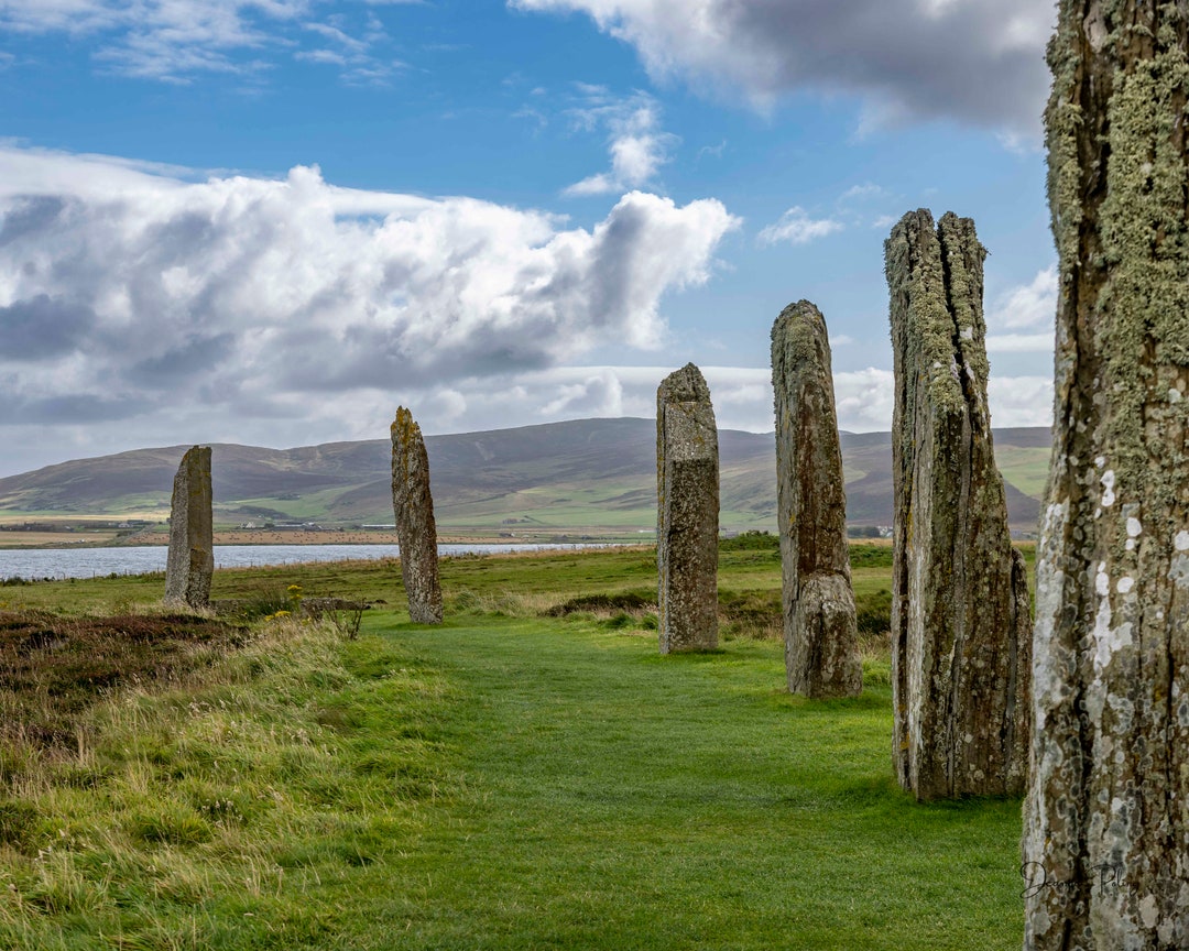 Ring of Brodgar, Standing Stones, Scotland, Landscape Photo Print ...