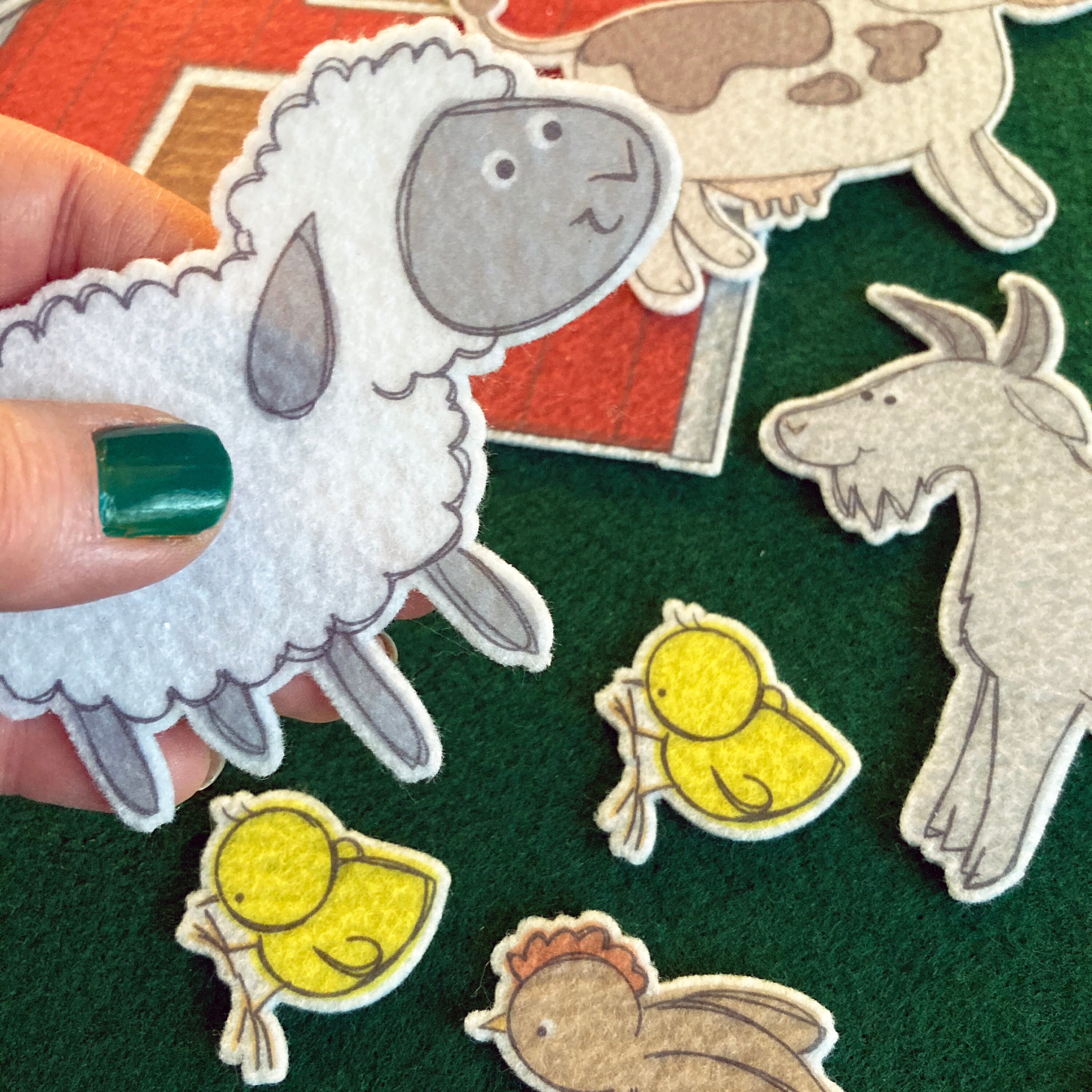 Felty Farm Play Mat - Etsy