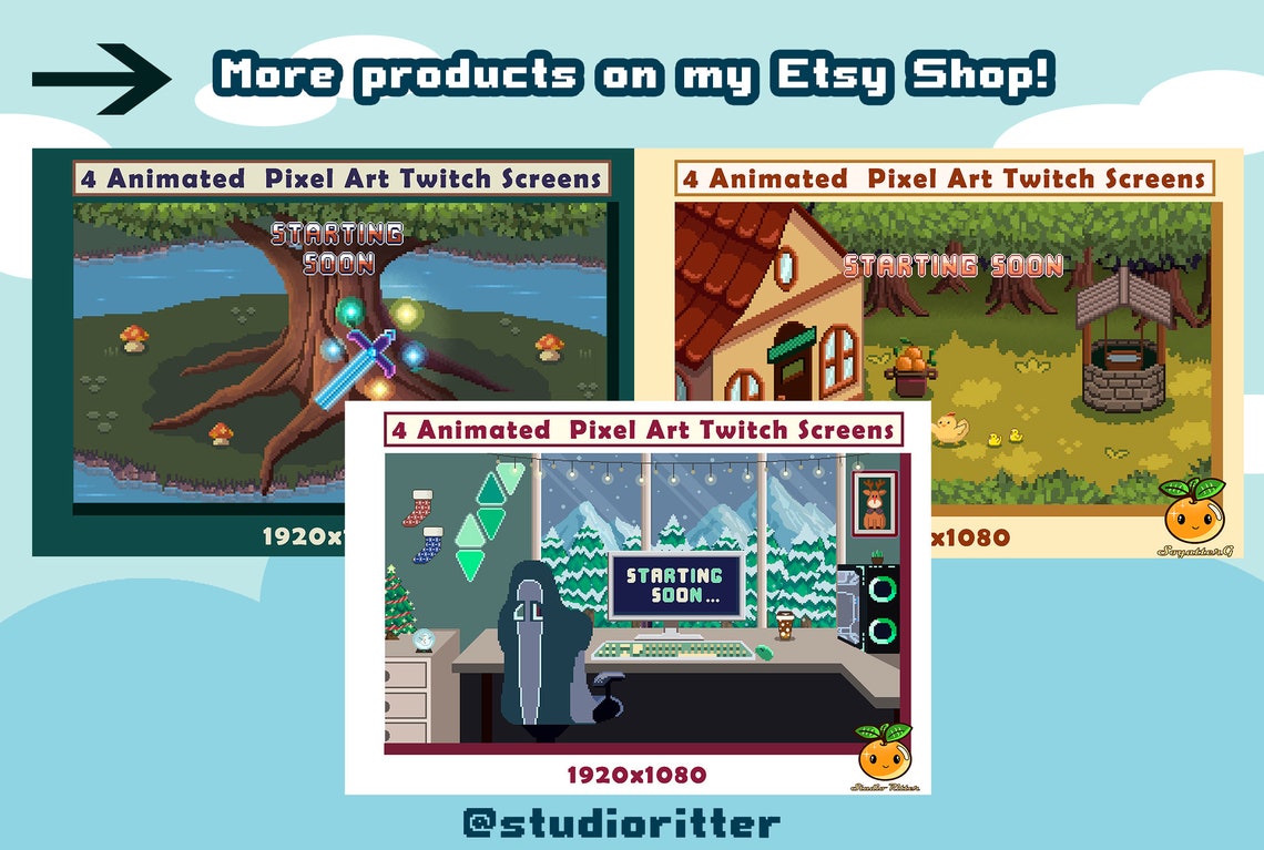 Crystals Cave 8x Sub/bit Badges Pixel Art 8-bit Crystals and Mining ...