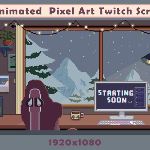 Custom Animated Starting Soon Screen Twitch Overlay Be - Etsy