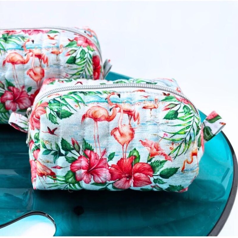 Flamingo Makeup Bag - Etsy
