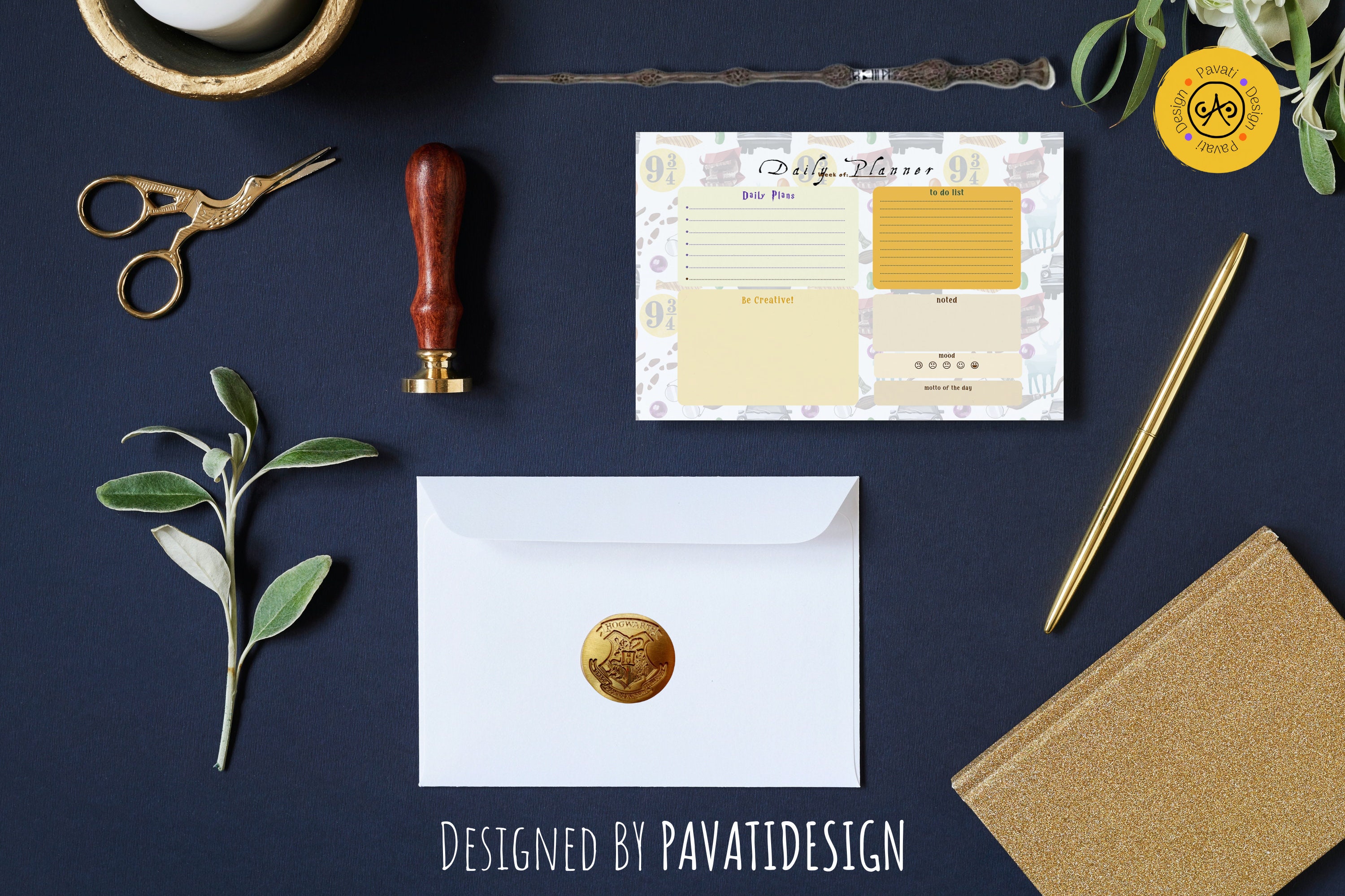 Wizard School Planner PRINTABLE Potter Planner Weekly Digital Printable ...