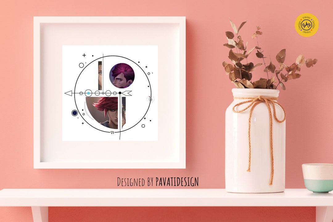 Arcane Caitlyn Art Print: League of Legends Minimalist Decor (digital ...