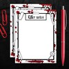 Daily Kill List Notepad Killer Note Pad Gothic Note Pad True Crime Memo ...