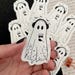 Spooky Ghost Sticker| Halloween Coffee Ghost| Ghost Sticker| Retro ...
