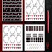 Bloody Knives Sticker Sheet Gothic Stickers Coffin Planner Stickers ...