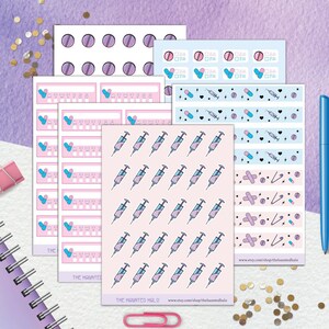 Medication Planner Stickers| AM and PM Medicine Tracker| Pill Reminder ...