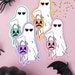 Pastel Ghost Sticker Set Halloween Ghost Sticker Pack Ghost Sticker Retro Halloween - Etsy