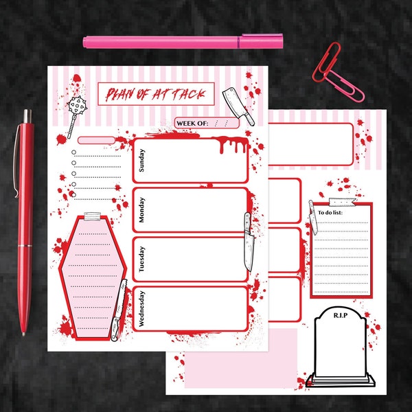 Studio Ghibli Soot Sprites Printable Weekly Planner Digital and Instant ...