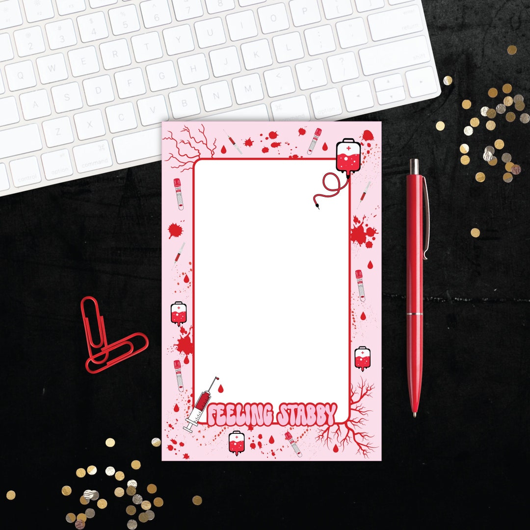 Phlebotomy Tech Notepad| Phlebotomist Gift| Phlebotomist Era| Nurse ...