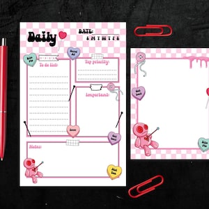 Valentine's Day Stationery Gift Set| Candy Hearts Notepad Bundle Set ...