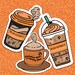 Pumpkin Spice Latte Stickers Iced Pumpkin Spice Sticker Pack PSL ...