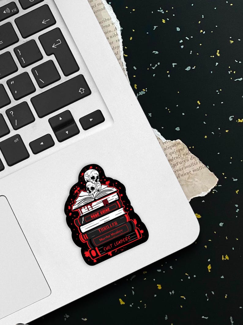 True Crime Sticker Pack | Thriller Reader Sticker Set | Kindle Stickers ...