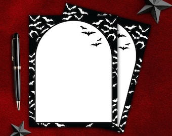 Spider Web Tear Away Notepad| Gothic Note Pad| Halloween Memo Pad ...