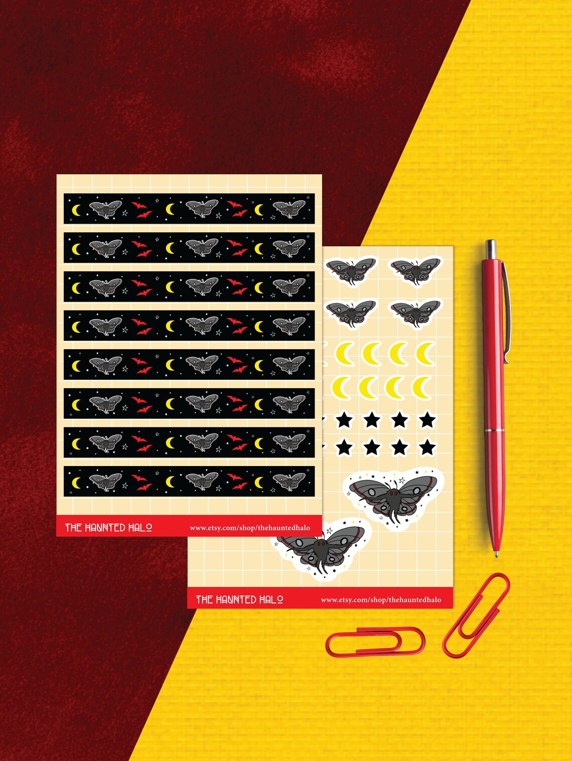 Mothman Notepad Gift Set Cryptid Stationery Bundle Mothman - Etsy