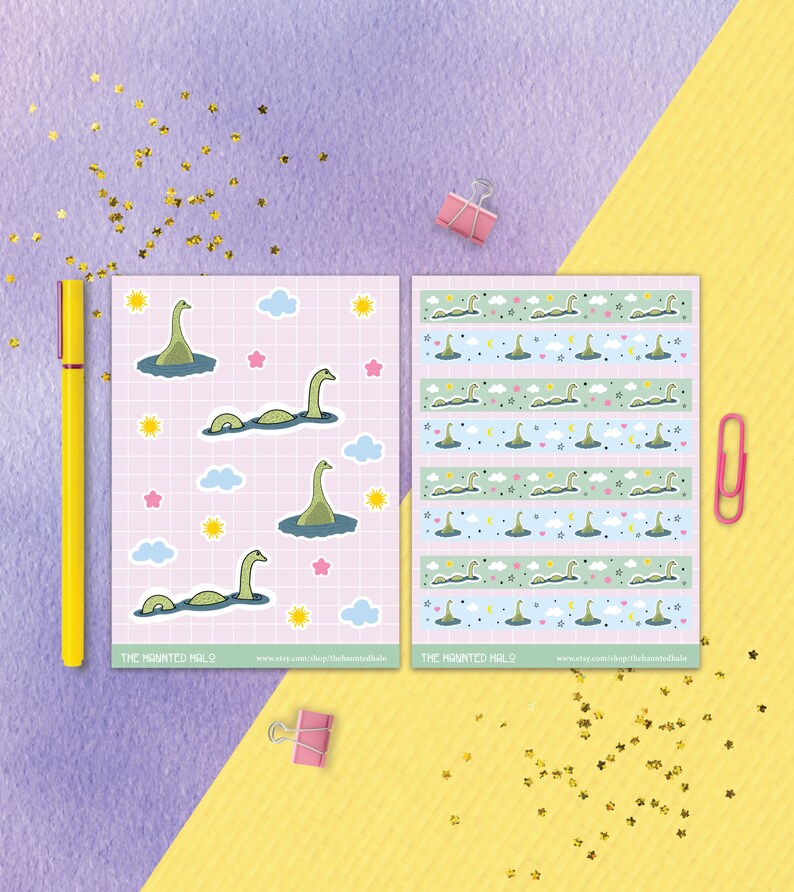 Loch Ness Monster Notepad Gift Set Cryptid Stationery Bundle - Etsy