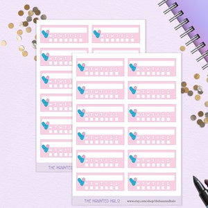Medication Planner Stickers| AM and PM Medicine Tracker| Pill Reminder ...