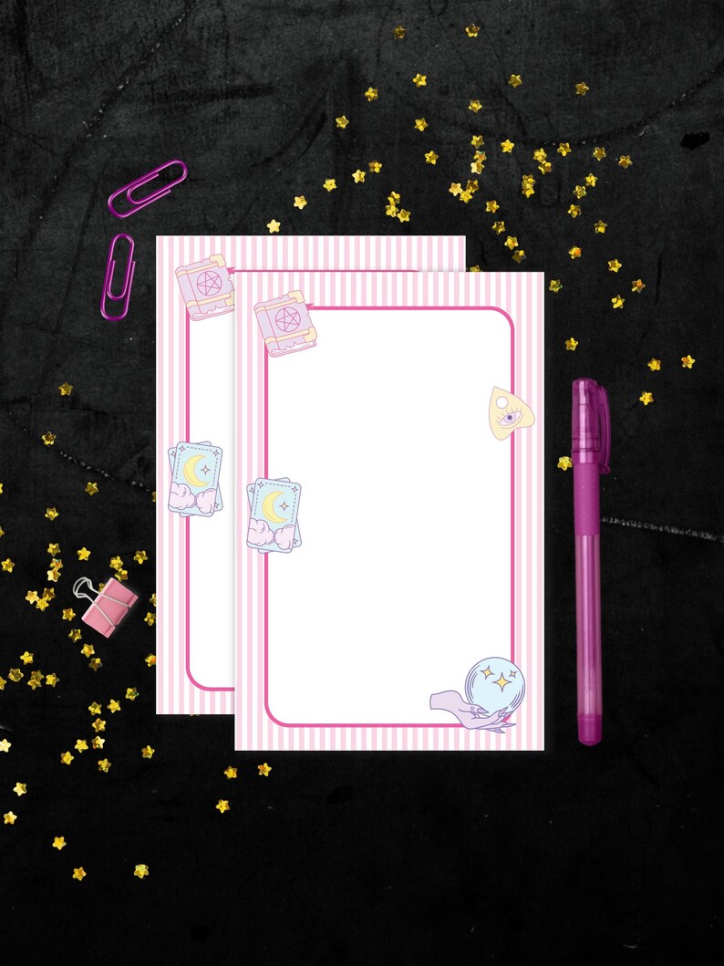 Pastel Coven Notepad Pastel Fortune Teller Notepad Pastel - Etsy
