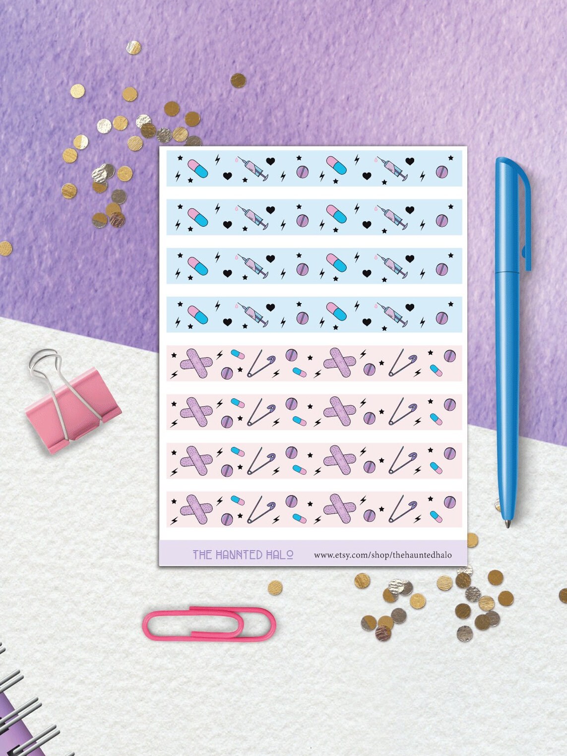 Medication Planner Stickers| AM and PM Medicine Tracker| Pill Reminder ...