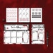 Kill List Stationery Gift Set| Killer Notepad Bundle Set| Gothic Note ...