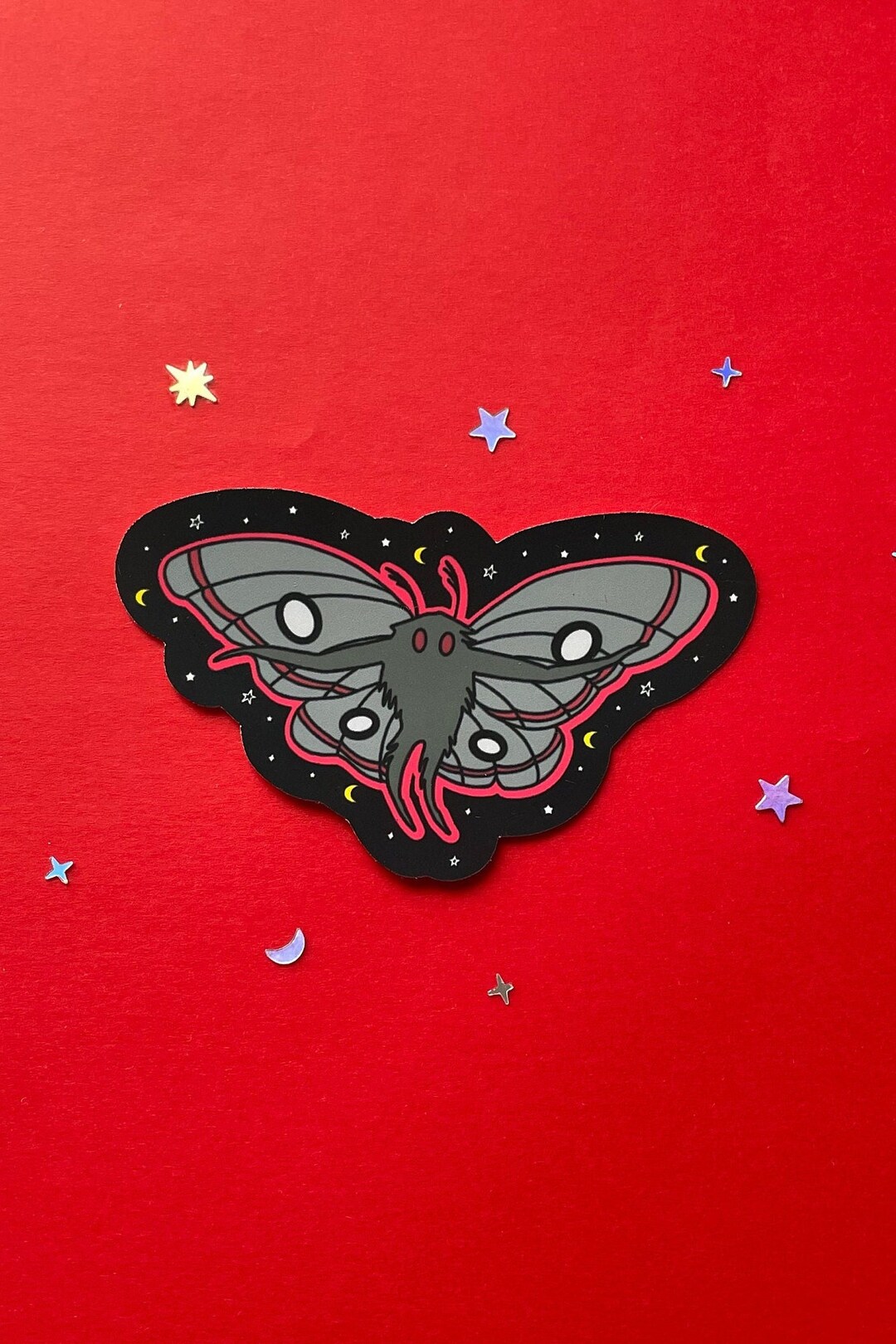 Mothman Sticker| Cute Cryptid Sticker| Cryptid Planner Stickers ...