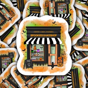 Halloween Bakery Sticker| Halloween Planner Stickers| Spooky Bakeshop ...