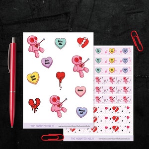 Valentine's Day Stationery Gift Set| Candy Hearts Notepad Bundle Set ...