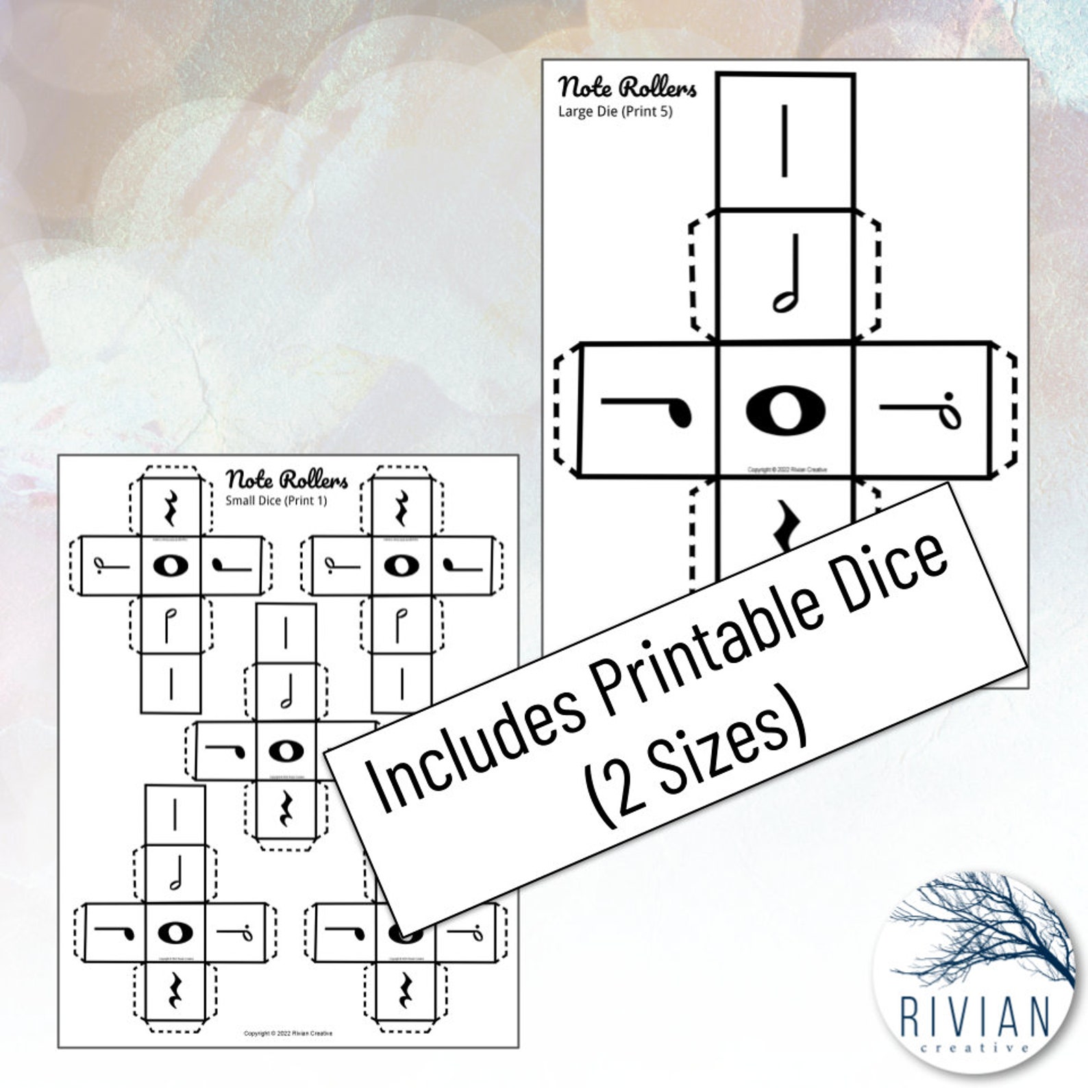 Note Rollers Musical Dice Game learn Note Durations and Score Points ...