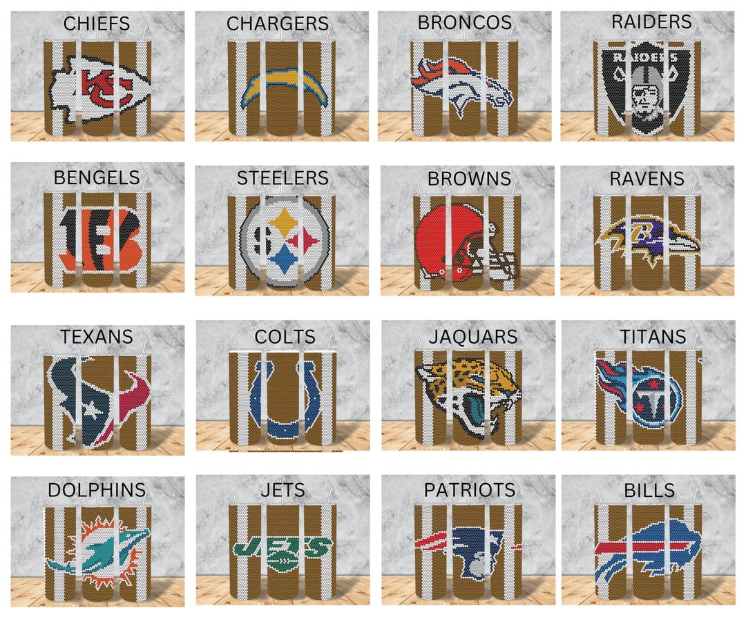 AFC Football Rhinestone Kit - Etsy