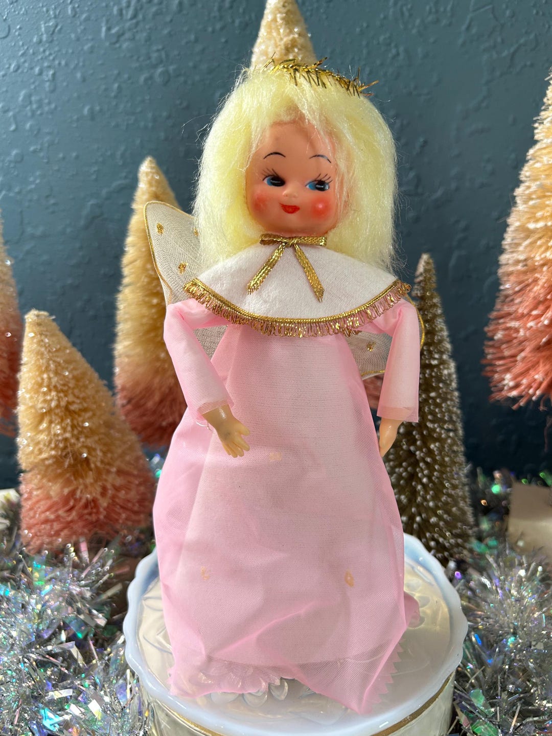 Vintage Angel Tree Topper 1960