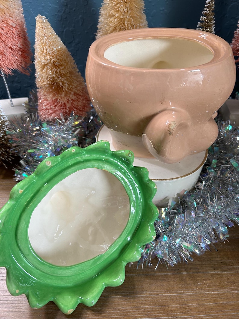 Vintage Elf Cookie Jar Christmas Pixie Cookie Jar - Etsy